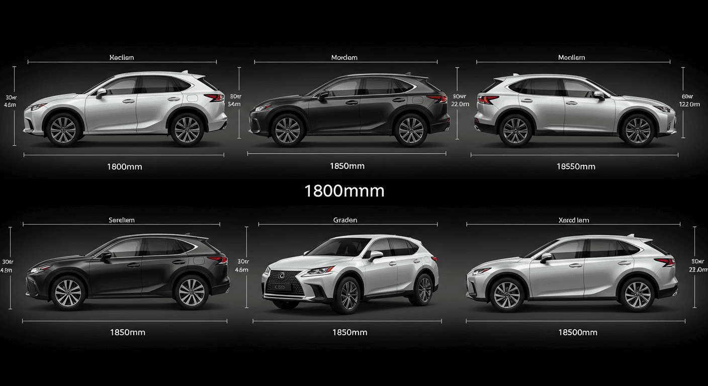 車幅1800以下のレクサスはどれ？1850mm未満の小型モデルを解説